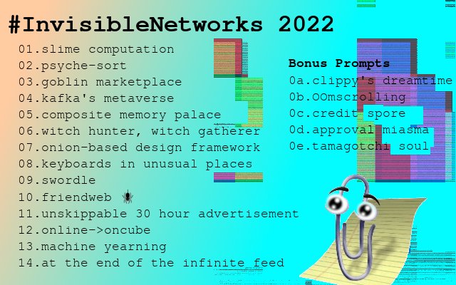 [archiloque.net] Invisible networks 2022